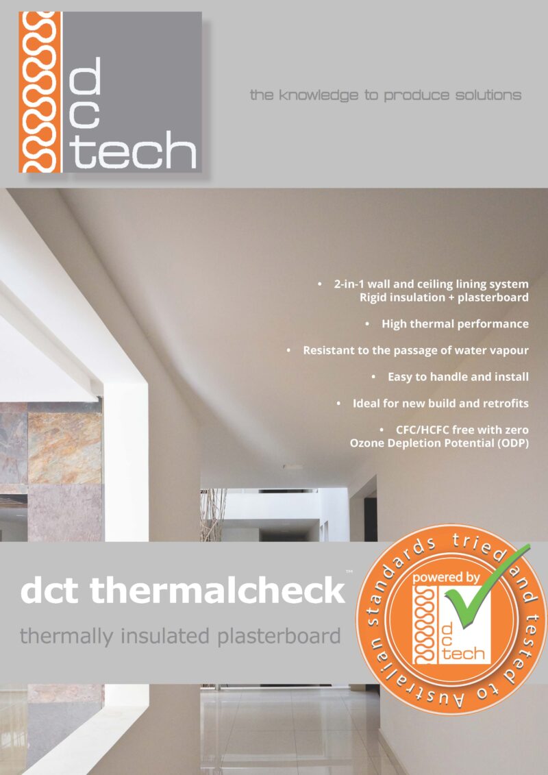 Thermalcheck DCT XPS + Plasterboard - Dctech